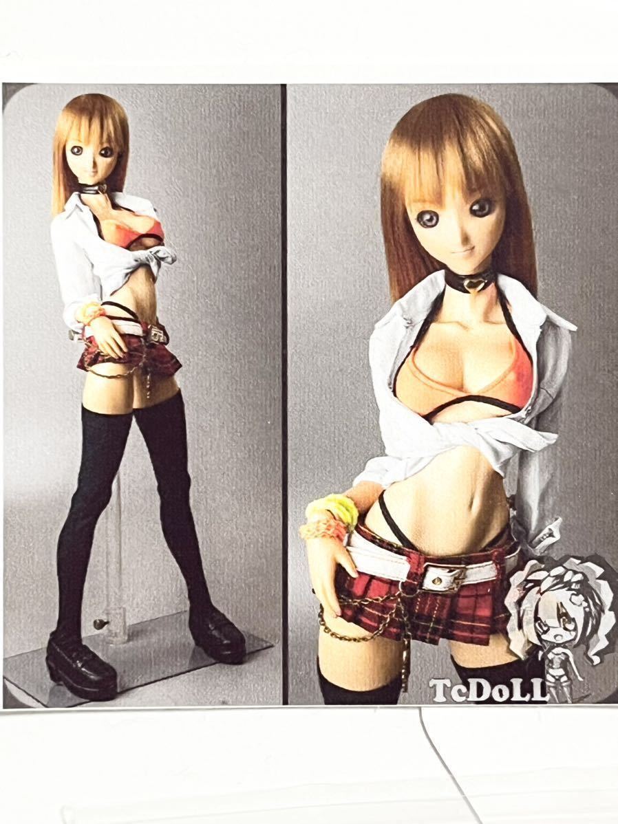 【未使用】50cmDoll シャツ＆スカートセット 制服 ドール衣装 オビツ50 AZO2 vmf50系 vmf50 dollcore ANGEL PHILIA Pink Drops DDP ...