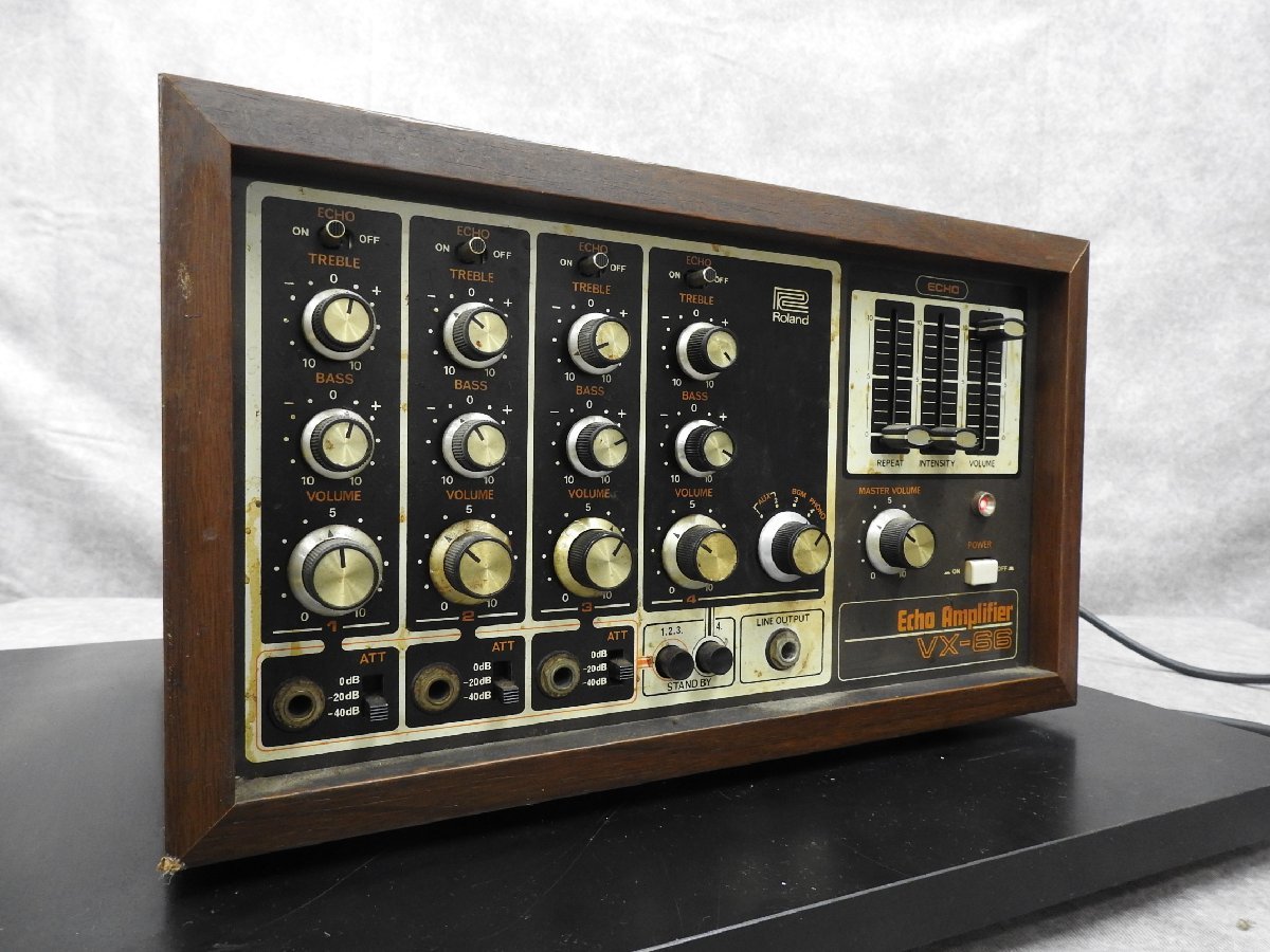 【傷や汚れあり】〇【神殿店】roland ローランド Echo Amplifier Vx 66 パワードミキサー 〇中古〇の落札情報詳細