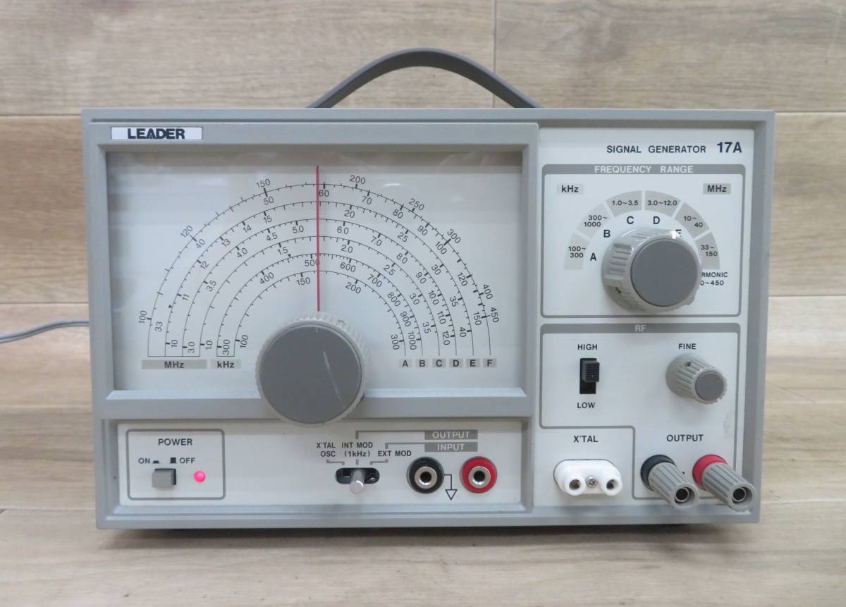 【やや傷や汚れあり】38699 LEADER リーダー電子 広帯域テストオシレーター Model 17A SIGNAL GENERATOR ...