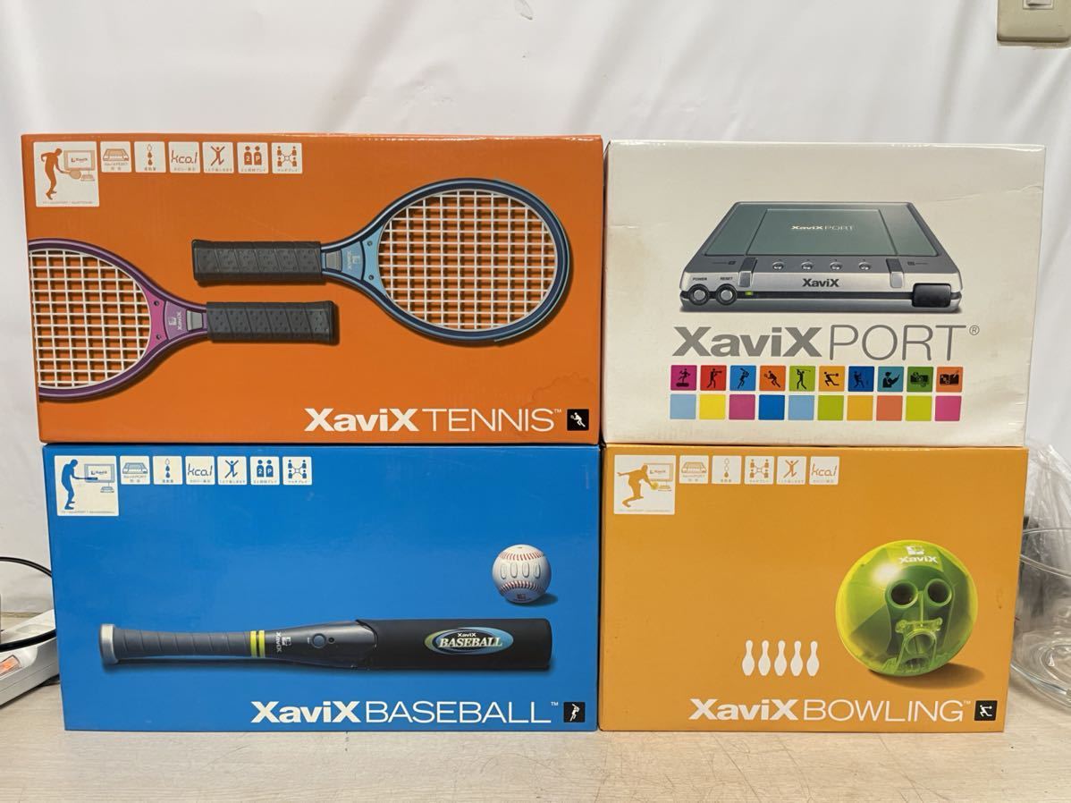 【未使用に近い】XAVIX PORT ザビックス BASEBALL ベースボール TENNIS テニス BOWLING ボーリングの落札情報 ...