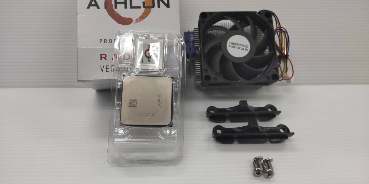 【やや傷や汚れあり】AM4 Athlon 200GE Processor with Radeon Graphics 3.2GHz 2コア/4 ...