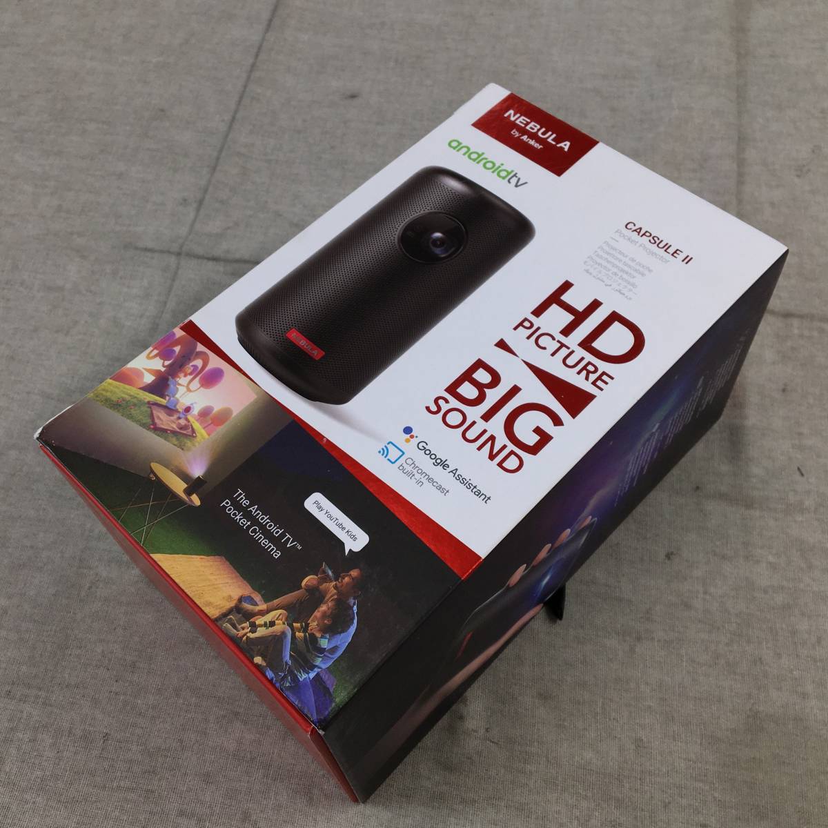 【目立った傷や汚れなし】現状品 Anker Nebula Capsule II（Android TV搭載 モバイル プロジェクター）の落札情報 ...