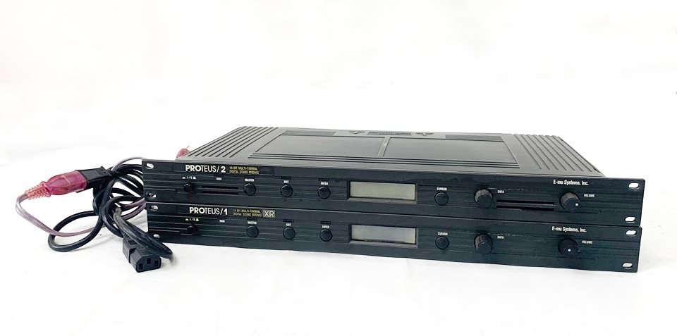 【傷や汚れあり】 E-MU PROTEUS/1 model 9011 / PROTEUS/2 model 9012 16BIT MULTI ...