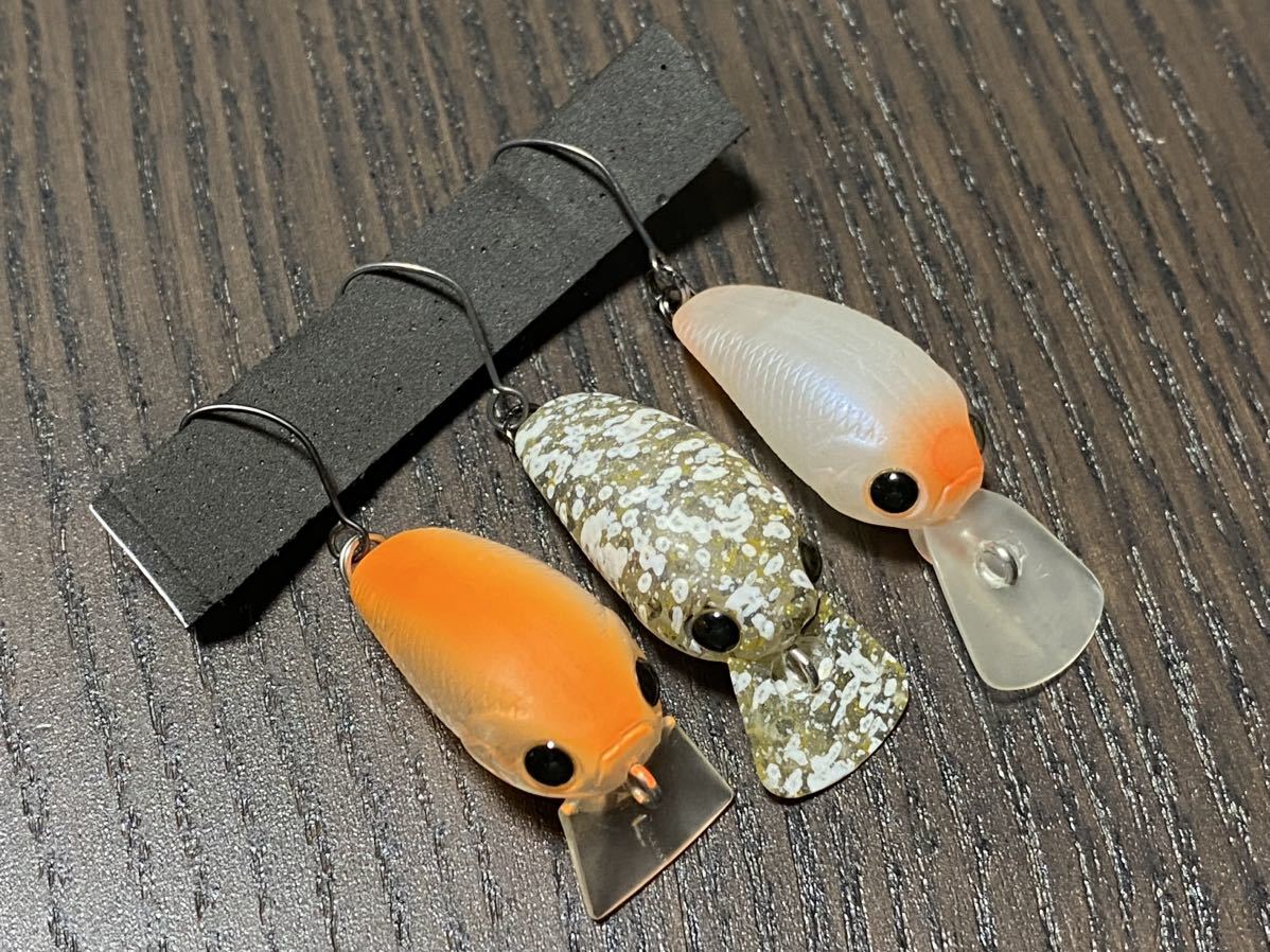 【目立った傷や汚れなし】ラッキークラフト マイクロクラピー SR MR DR セット LuckyCraft Micro CRA PEA エリア ...