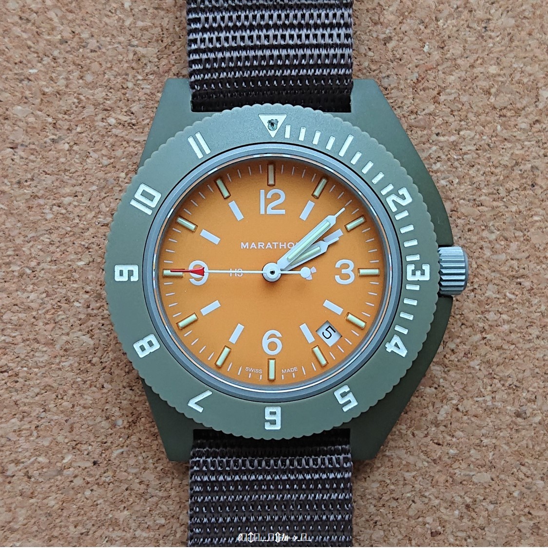 【未使用に近い】クーポン適用可 MARATHON NAVIGATOR マラソン ナビゲーター marathon watch × J.Crew ...