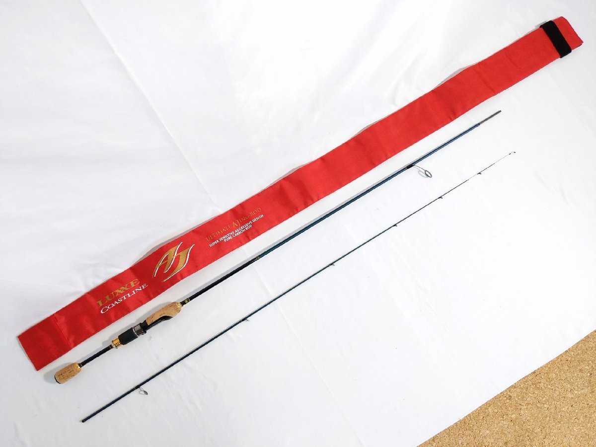 【やや傷や汚れあり】(管66754) 良品 がまかつ ラグゼ コーストライン AJ S66ML-Solid EXF アジングロッド ライトゲームの落札情報詳細 - ヤフオク落札価格検索 オークフリー