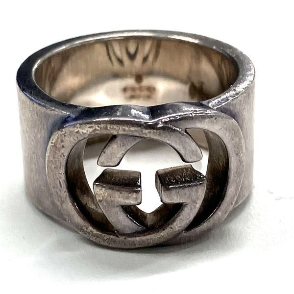 【傷や汚れあり】E024-W7-67 ★ GUCCI グッチ 指輪 リング シルバー 925 ロッキングG ユニセックス アクセサリー ①の落札情報詳細 - ヤフオク落札価格検索 オークフリー