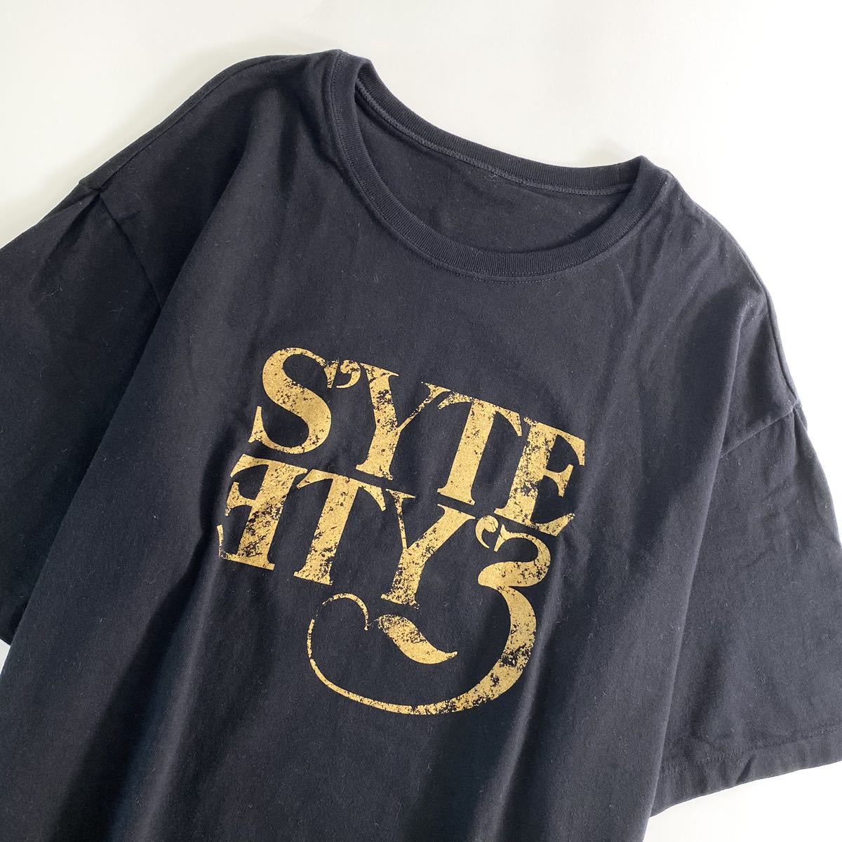 【目立った傷や汚れなし】Ef4《美品》S'YTE サイト logo print tee 2XL相当 ブラック メンズ yohji ...