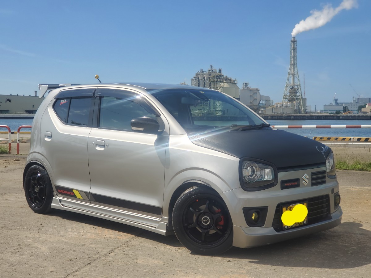 【走行距離 100,313 km】スズキ アルトワークス HA36S 5AGS★通勤快速使用 カスタム多数 ブリッツ車高調 HKSマフラー 社外ホイール 社外エアロ ローポジレールの落札情報 ...