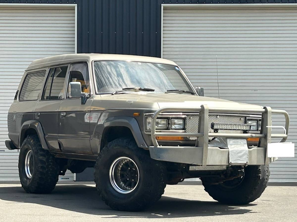 【走行距離 346,849 km】☆札幌発☆H1 トヨタ ランドクルーザー60 VX P-HJ61V改 5MT 4WD サンルーフ 車検R5 ...
