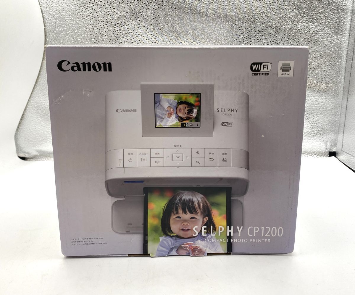【未使用】Canon SELPHY CP1200 コンパクトフォトプリンター 開封未使用（4-86）の落札情報詳細 - ヤフオク落札価格検索 オークフリー