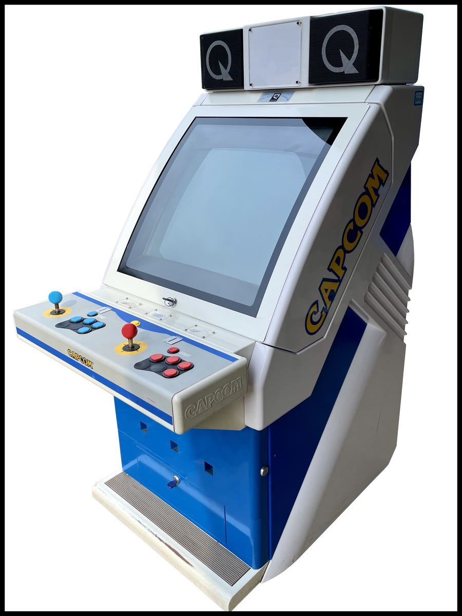 【目立った傷や汚れなし】Q GRANDAM 25 CAPCOM 動作確認済 Qグランダム 25インチ カプコン Q SOUND ゲーム筐体 アーケードゲーム Arcade Game ...
