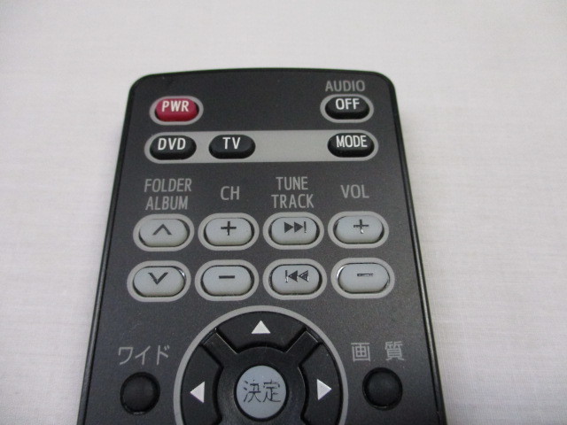 【目立った傷や汚れなし】トヨタ 純正 リアリモコン 08631-00020 143000-25800700 フリップダウンモニター 12.1型 ...