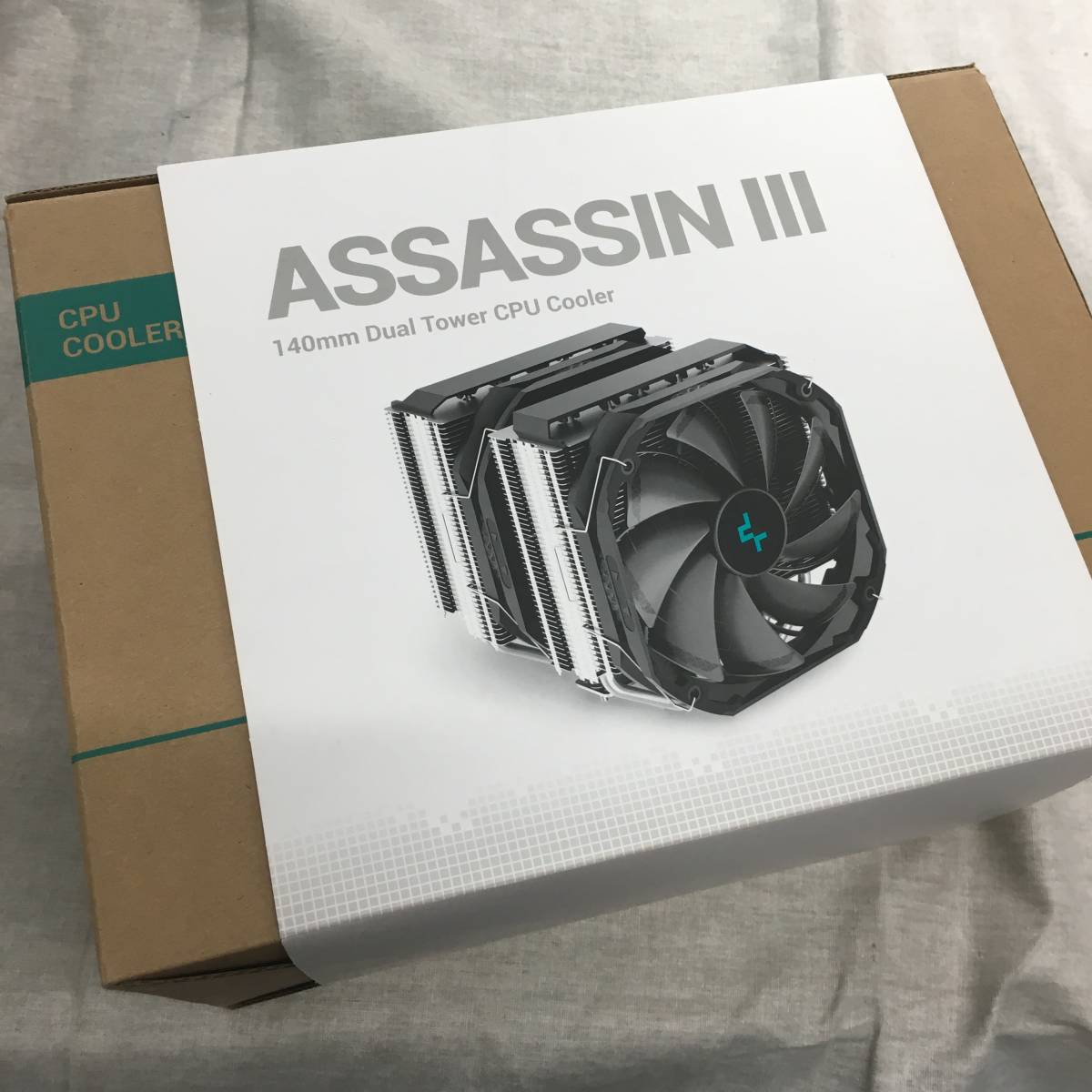 【傷や汚れあり】DEEPCOOL GAMER STORM ASSASSIN III INTEL/AMD両対応 デュアルファン搭載 空冷CPU ...