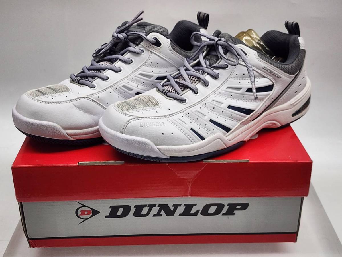 【未使用】② R50714 未使用 DUNLOP ダンロップ テニスシューズ 軽量モデル 27.0cm PRS-210DG タグ・箱付の落札情報詳細 - ヤフオク落札価格検索 オークフリー