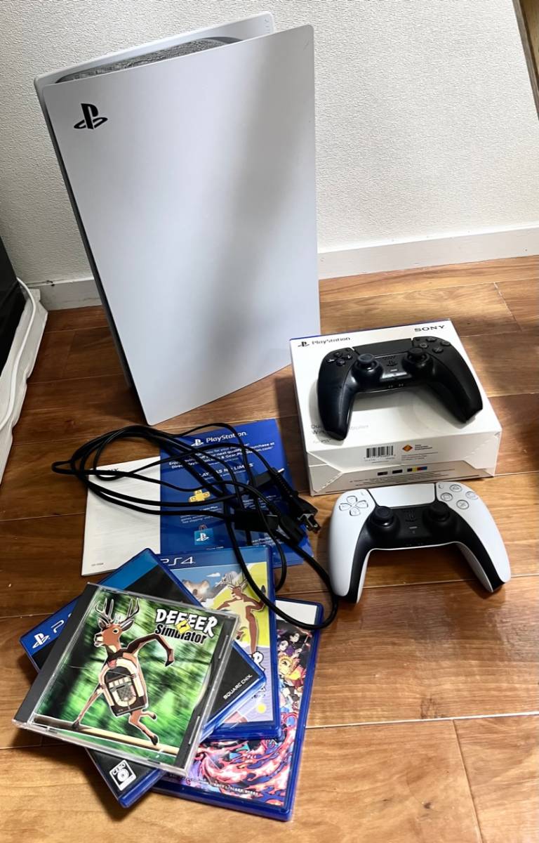 【やや傷や汚れあり】SONY PlayStation 5 ソニー PS5 ディスクドライブ付き CFI-1115A 動作確認済 外箱なし プレステ 鬼滅の刃 ファイナルファンタジー7の落札情報 ...