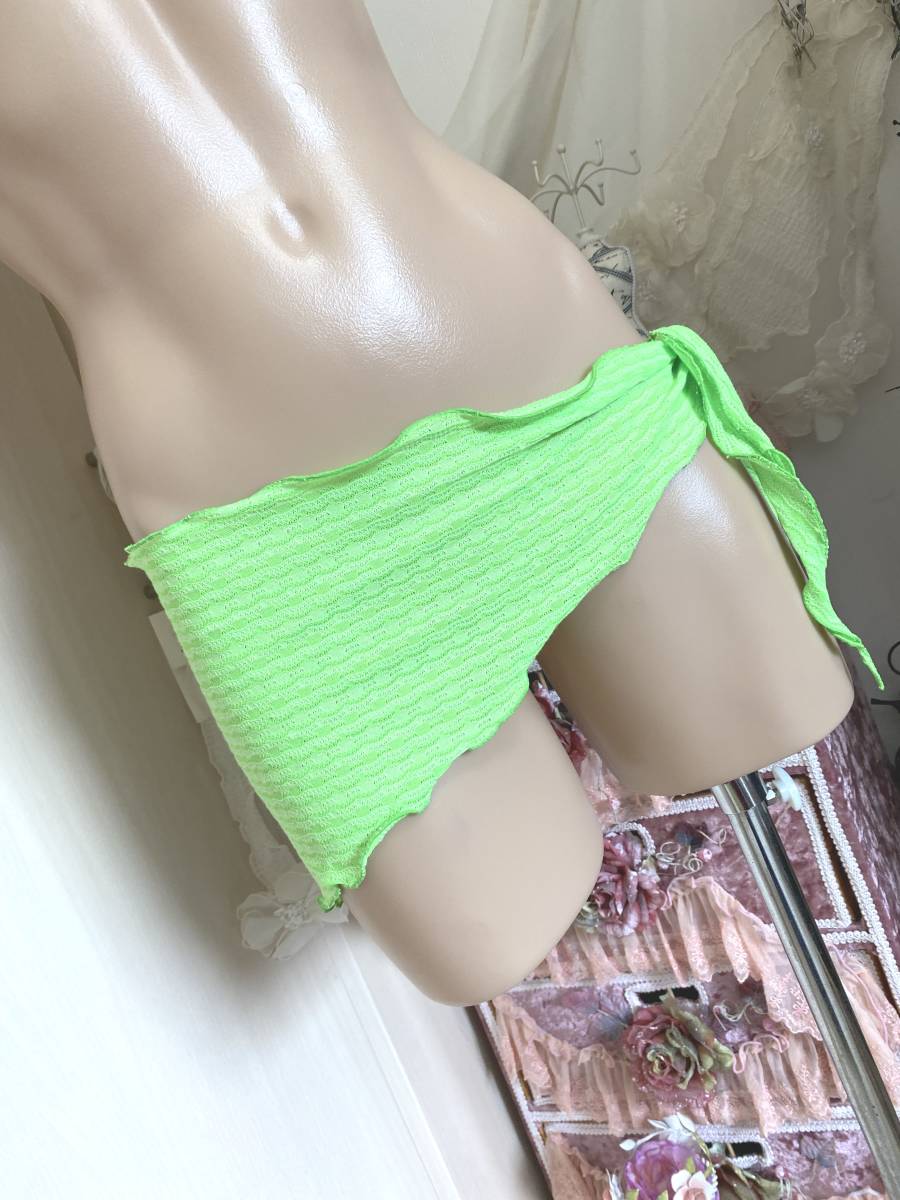 【未使用】レディス水着小物9M／ミューラーン【Defilious】日本製 パレオ：蛍光黄緑 定価：4,000税の落札情報詳細 - ヤフオク落札価格検索 オークフリー