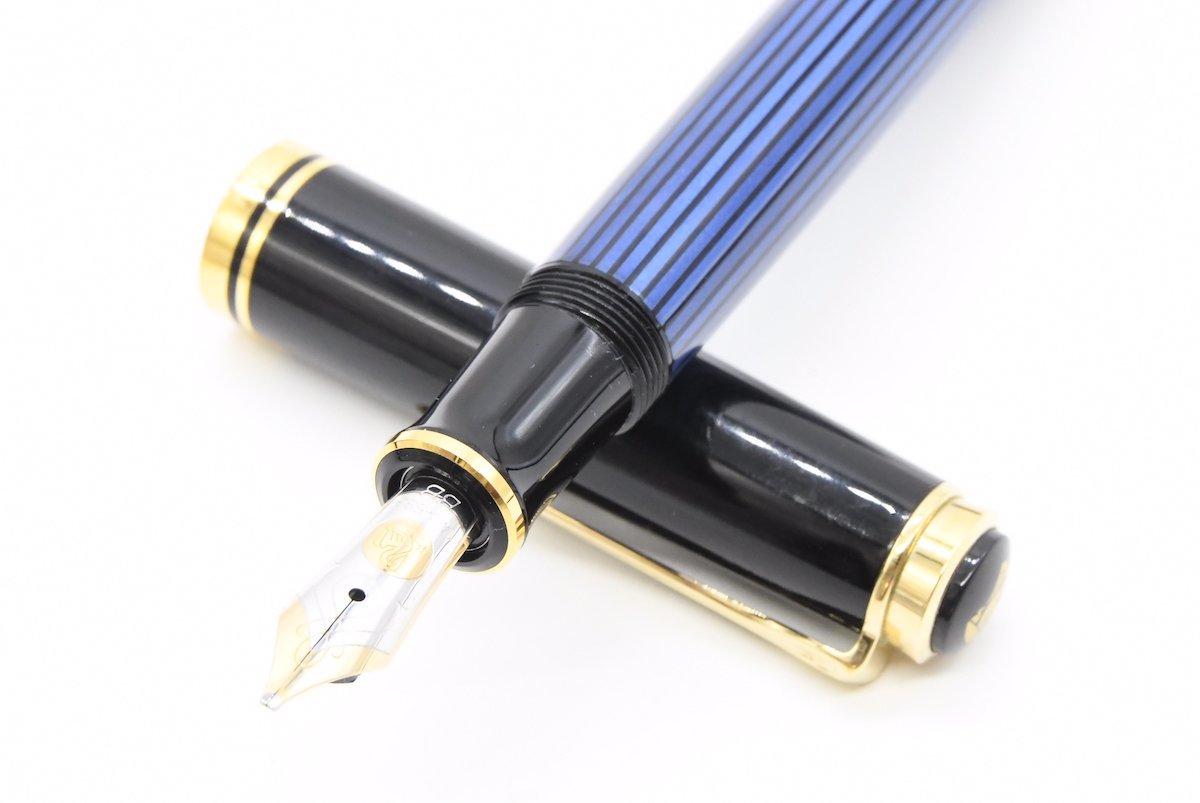 【やや傷や汚れあり】Pelikan ペリカン Souveran スーべレーン M600 14C 585 BB ブルー 青 万年筆の落札情報詳細 - Yahoo!オークション落札価格検索 オークフリー