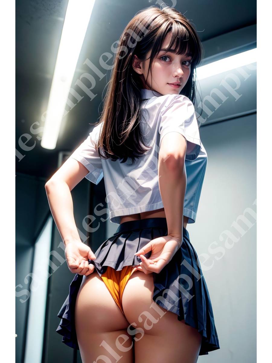 【未使用】【高画質・高品質：350dpi】 A3ポスター相当（29.7cm×44.5cm）AI美女グラビア セクシー かわいい 女の子 コスプレ JKパンツ3の落札情報詳細 - Yahoo ...