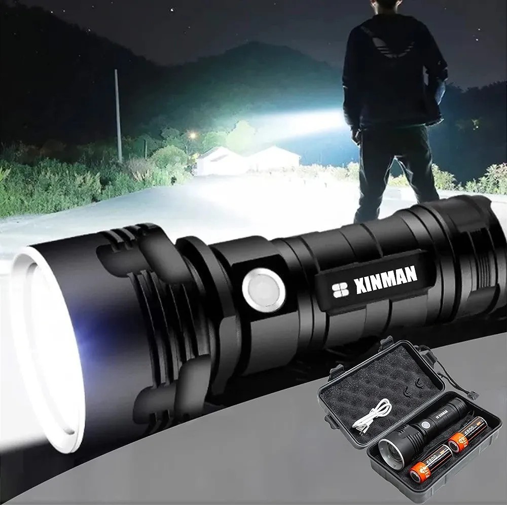 【未使用】★1円スタート★pse認証 懐中電灯 ledライト 超強力 軍用ライト 最強 45000ルーメン かいちゅうでんとう 4XP70ハイパワー ハンディライトの落札情報詳細 - ヤフオク ...