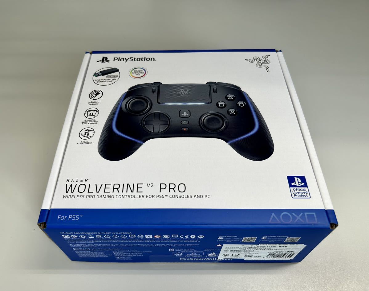 【未使用に近い】中古美品 Razer Wolverine V2 Pro PS5 公式ライセンス ゲームパッド プロコンの落札情報詳細 ...