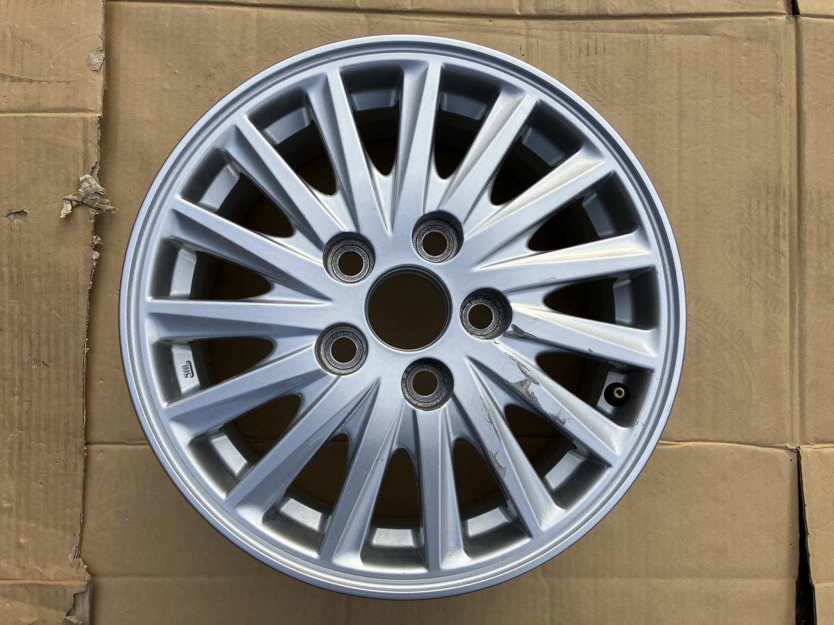 【やや傷や汚れあり】zwr80g ノア Hv G 前期 純正 アルミホイール 15×6j 50 5穴 114 3 1本 42611 28850