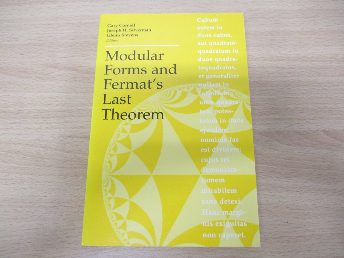 【傷や汚れあり】 01)Modular Forms and Fermat’s Last Theorem/Springer/2007年/洋書 ...