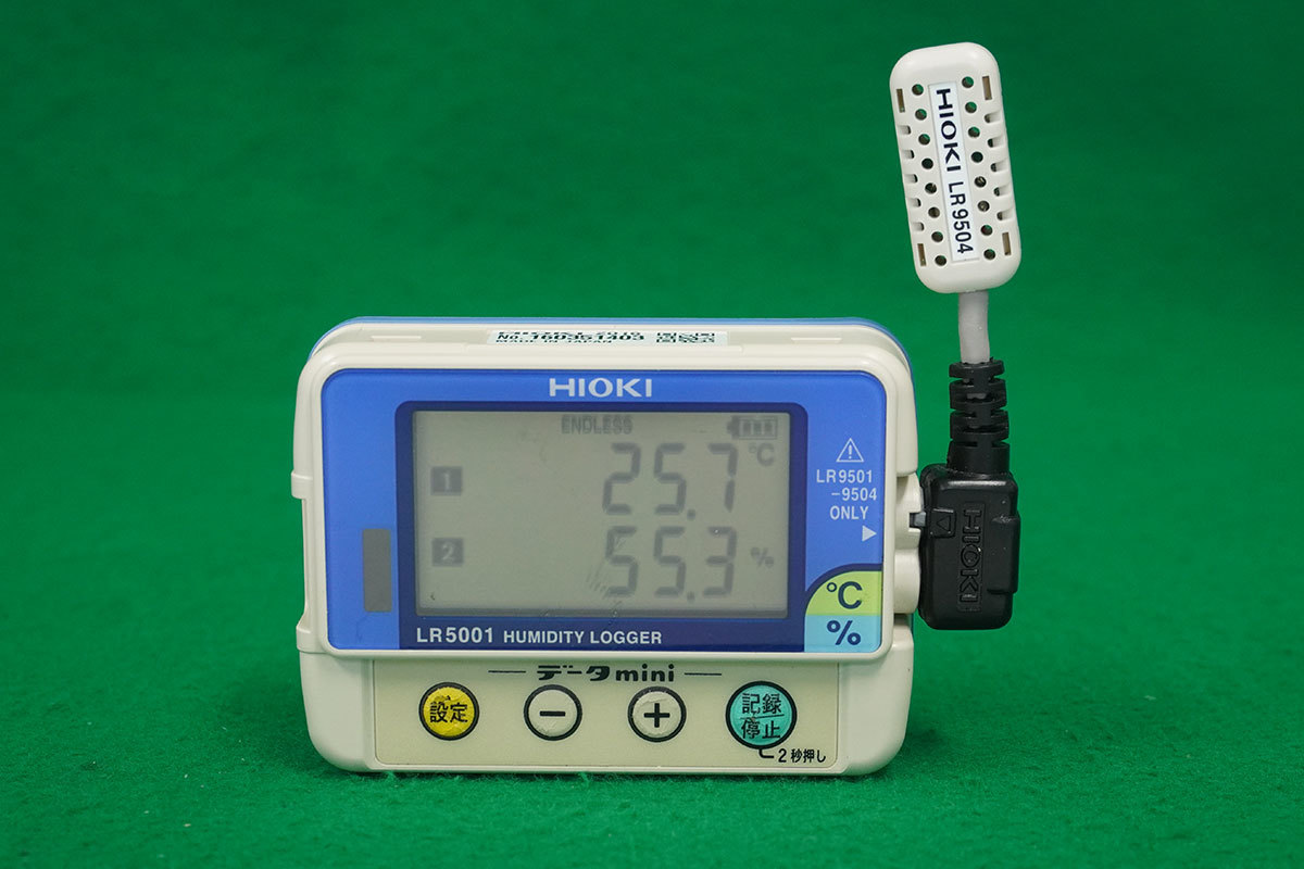 【傷や汚れあり】日置電機 ワイヤレス湿度計ロガー 温湿度センサ LR8514/Z2010 WIRELESS HUMIDITY LOGGER ...