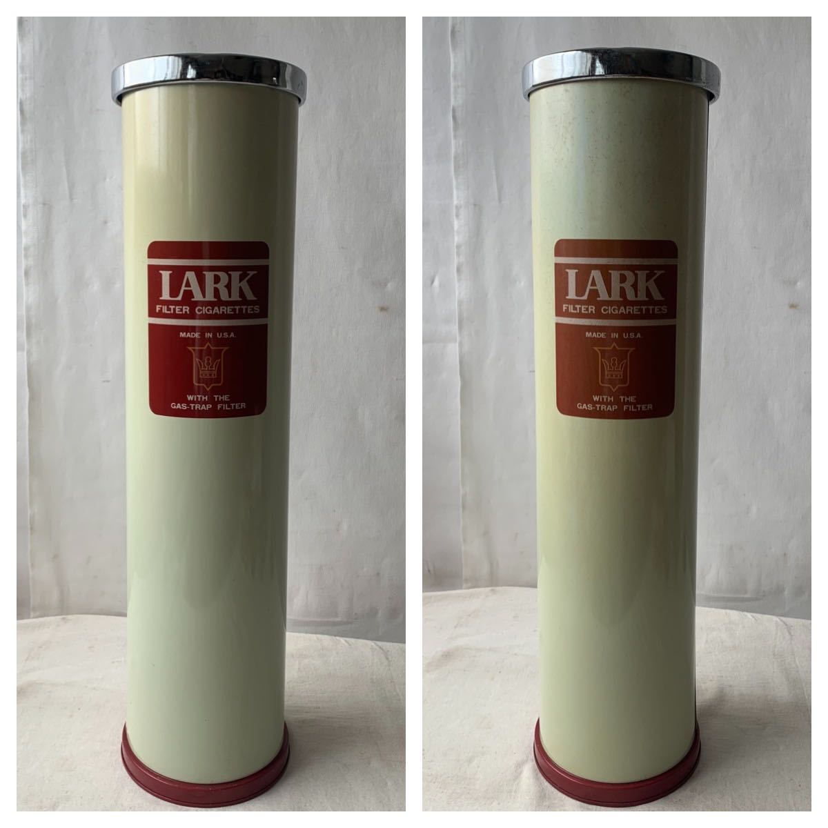 【傷や汚れあり】MADE IN USA LARK アイアン製スタンド灰皿 店舗什器インテリアディスプレイ古道具アンティークビンテージ ...