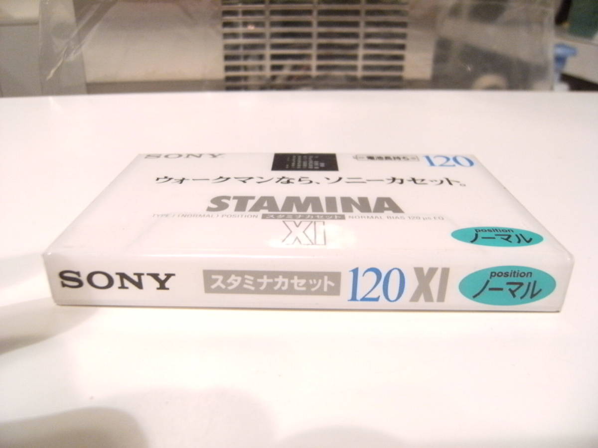 【未使用】未使用★昭和レトロ★90年代★日本製 当時物 SONY STAMINA XI ソニー スタミナ 120分 カセットテープ★ノーマル ...