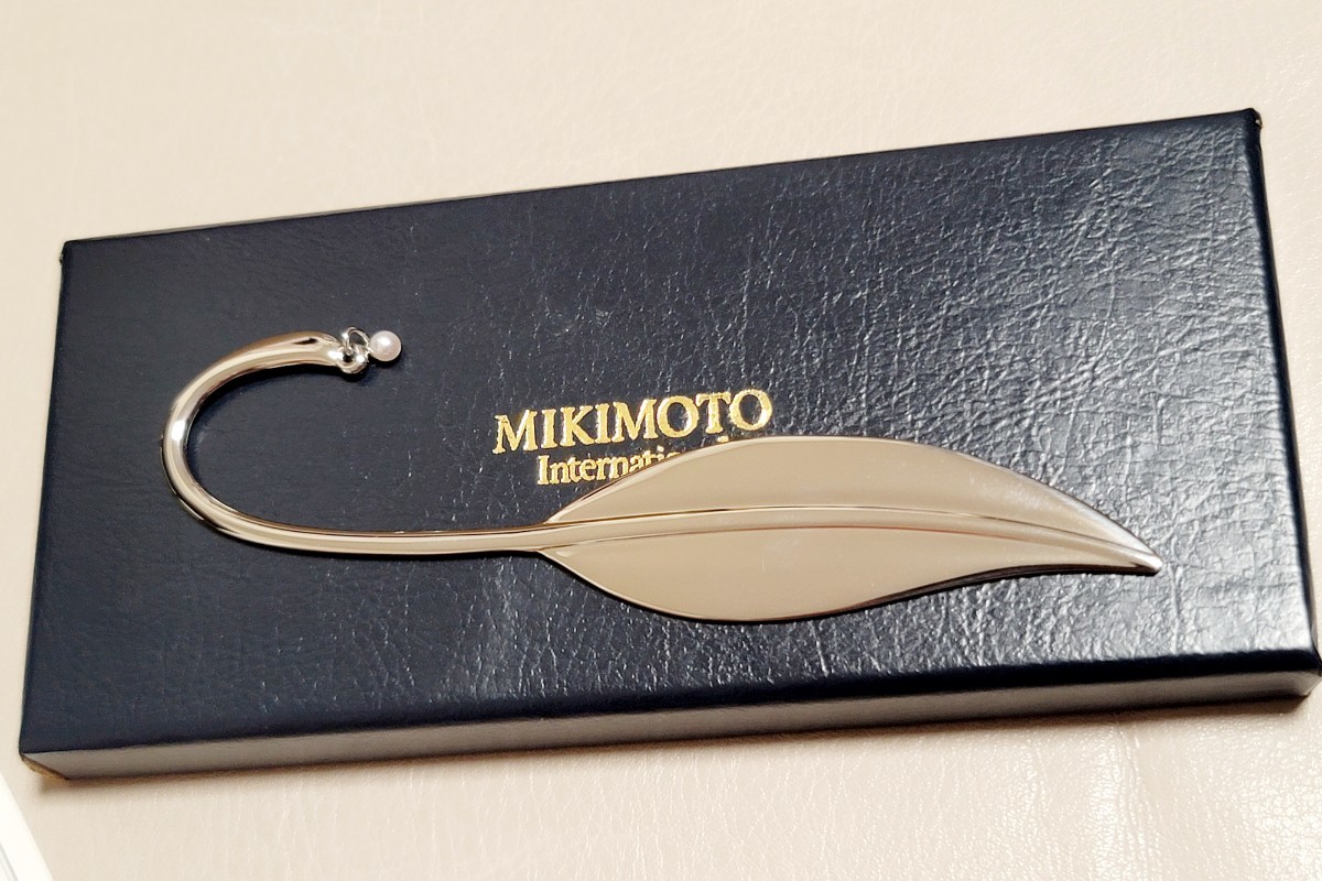 【未使用】【MIKIMOTO】ミキモト ブックマーク ブックマーカー パール しおり International 真珠 未使用の落札情報詳細 ...