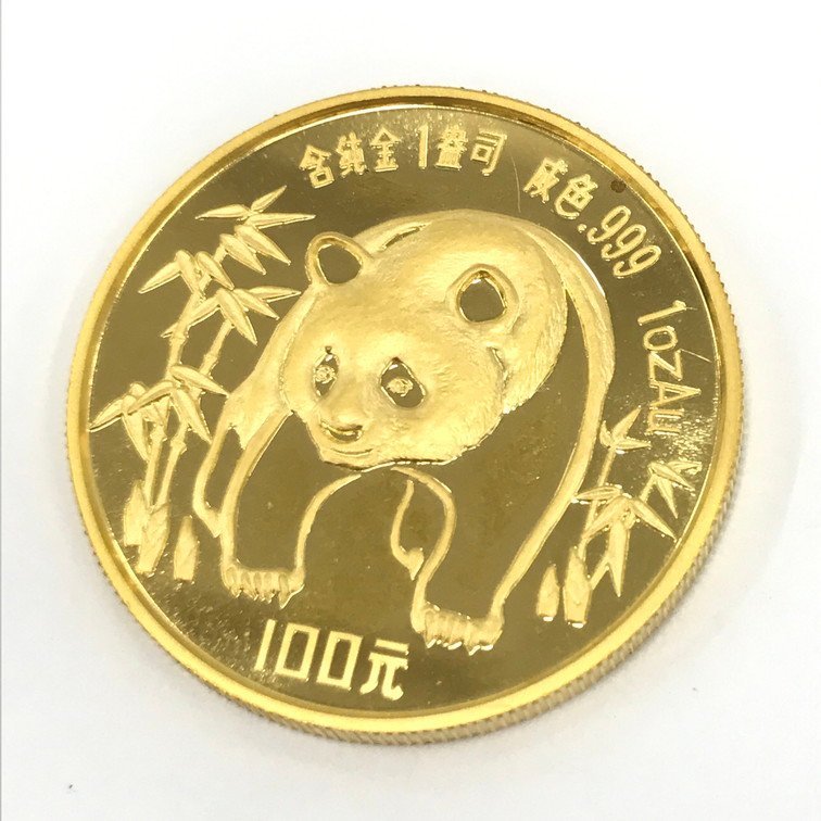 【傷や汚れあり】K24 純金 1986年 中華人民共和国 パンダ金貨 100元 1ozAu 999 総重量31.9g【BIAT6037】の落札情報詳細 - Yahoo!オークション落札価格検索 ...