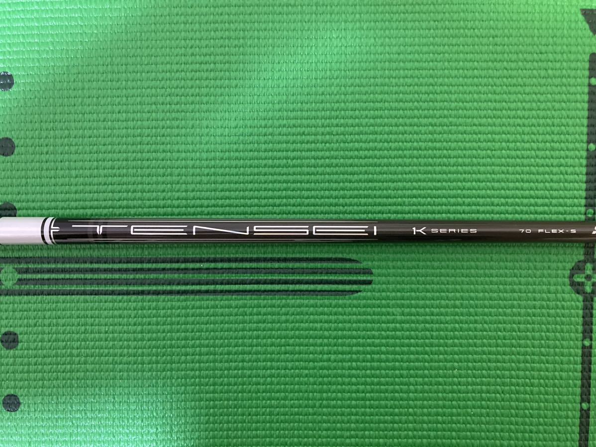 【目立った傷や汚れなし】美品 テンセイ CK プロ 1K ホワイト 70S TENSEI CK Pro white 1K テーラーメイド ...