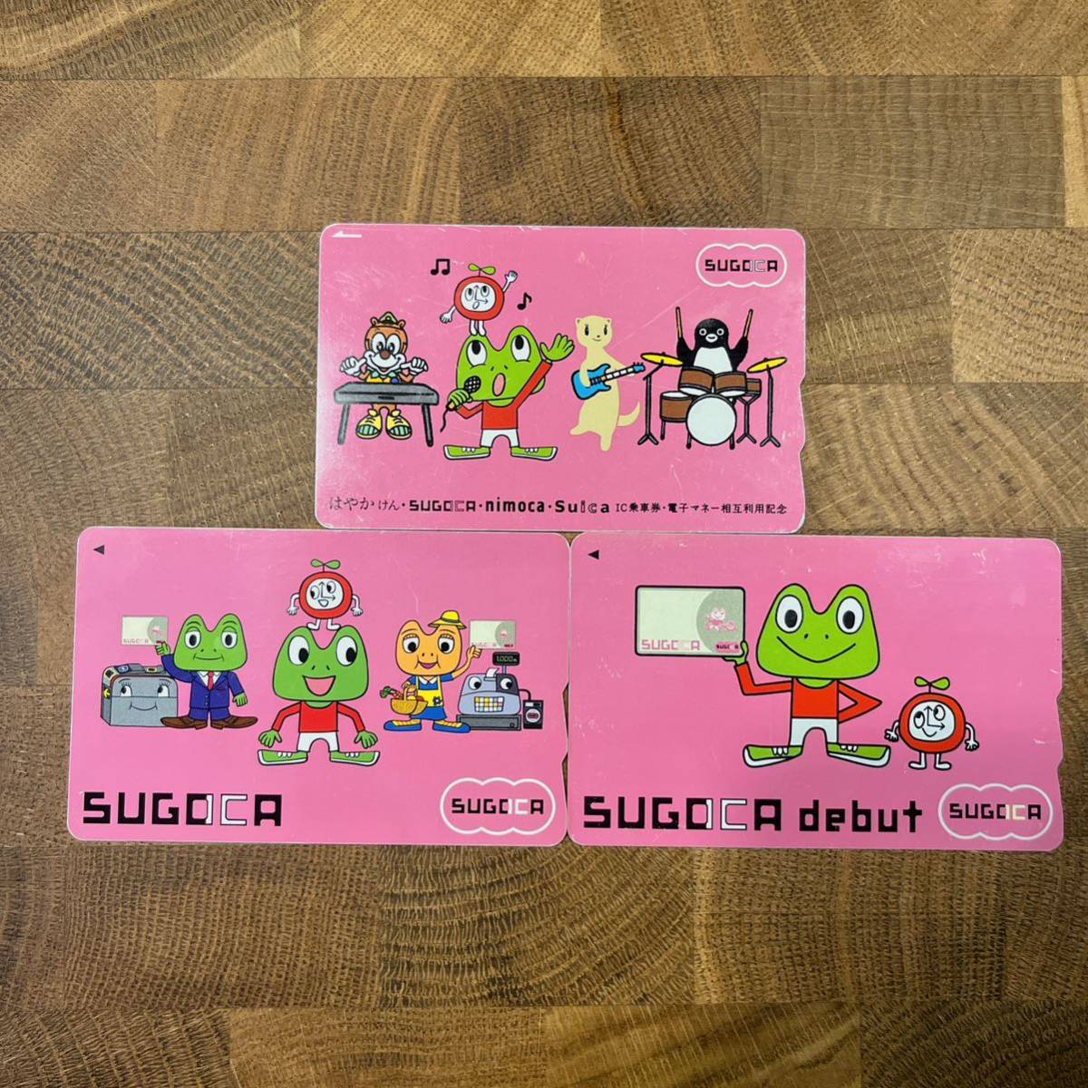 【傷や汚れあり】【送料無料】1円〜 SUGOCA スゴカ 限定デザイン 3枚セット 交通系ICカード コレクション JR 九州 福岡県 鉄道グッズ プリペイドカードの落札情報詳細 - ヤフオク ...