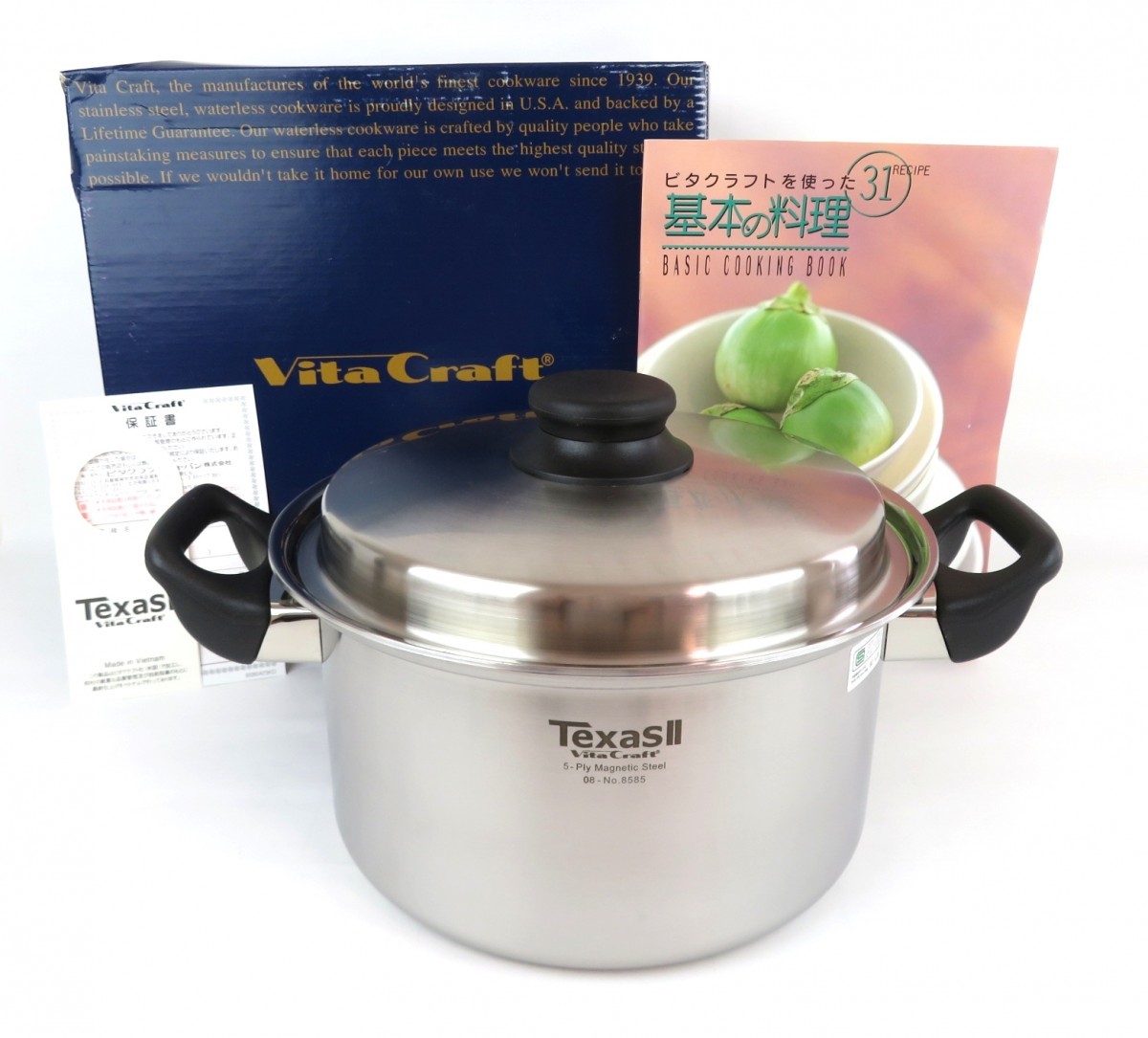 【未使用】Vita Craft ビタクラフト 両手鍋 7.5L No.5508 煮物 シチュー 未使用の落札情報詳細 - ヤフオク落札価格検索 オークフリー