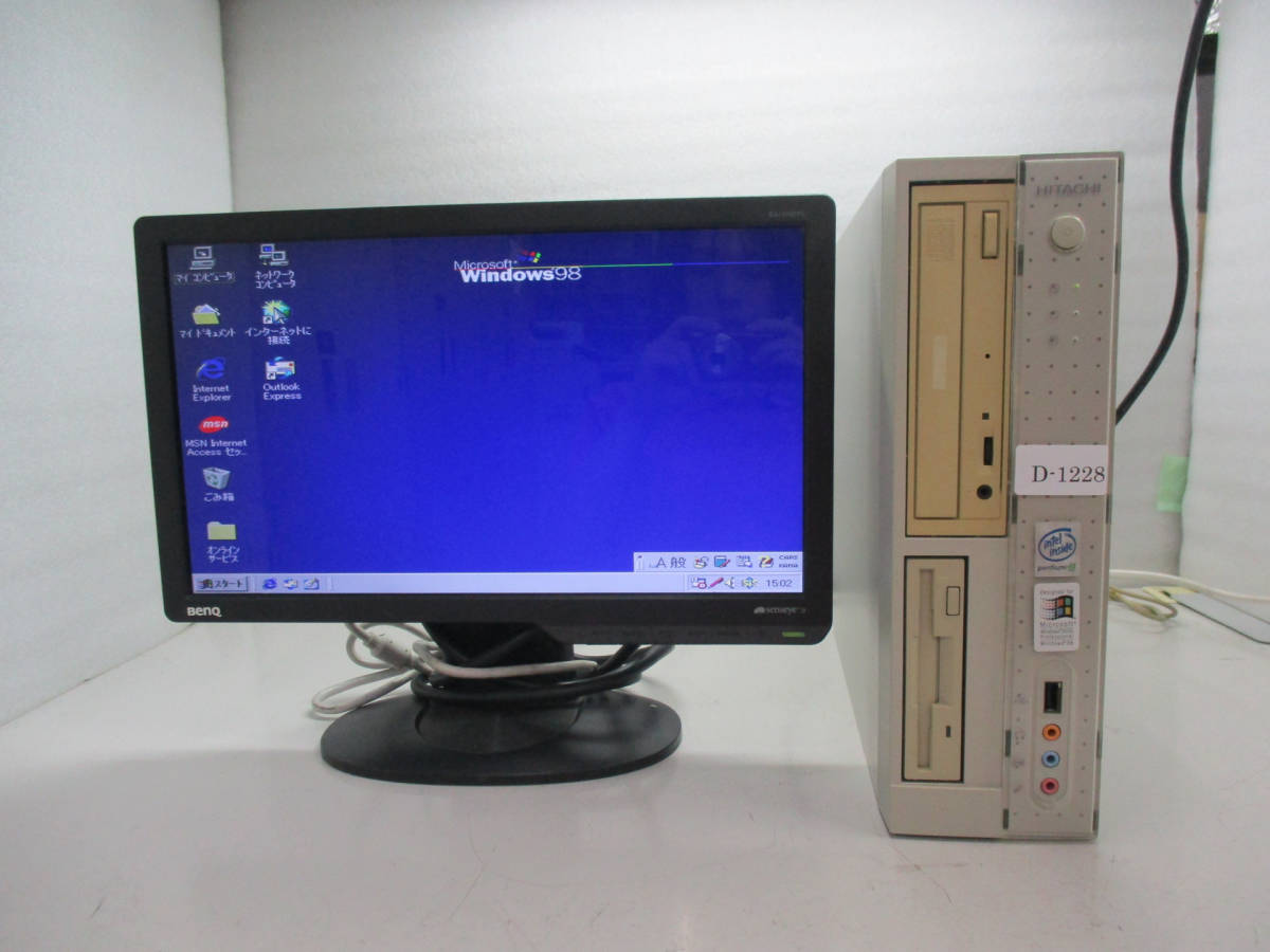 【目立った傷や汚れなし】HITACHI FLORA 350 DV5 PC7DV5-GD0UH1C00 PentiumIII 800EBMHz ...