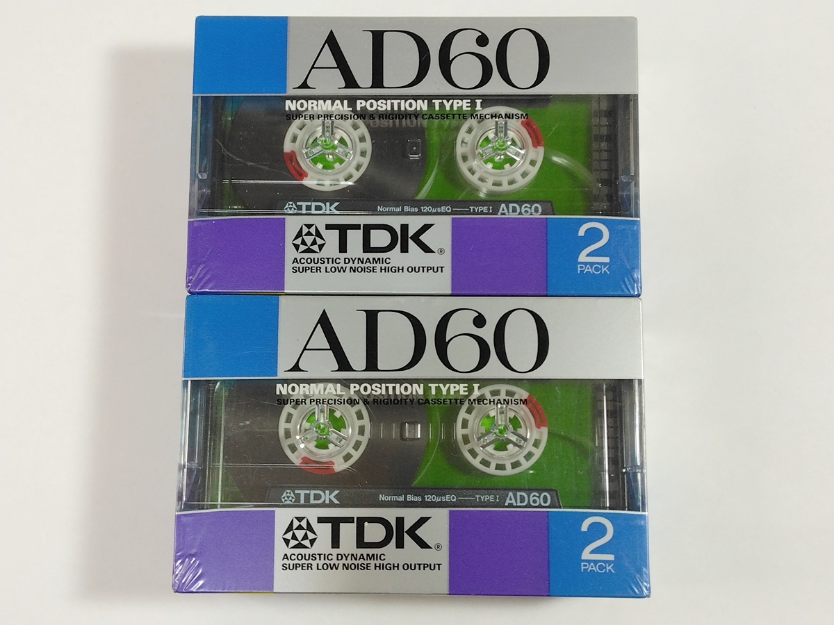 【未使用】カセットテープ TDK AD 60 ノーマル 4本セット 新品未開封の落札情報詳細 - ヤフオク落札価格検索 オークフリー