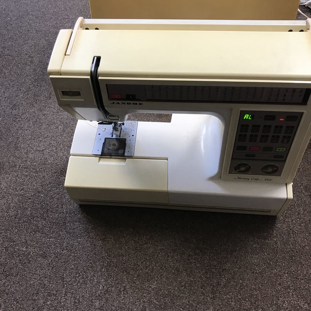 【やや傷や汚れあり】S 通電OK JANOME ジャノメ Memory Craft メモリークラフト4900 MODEL 809型 ...