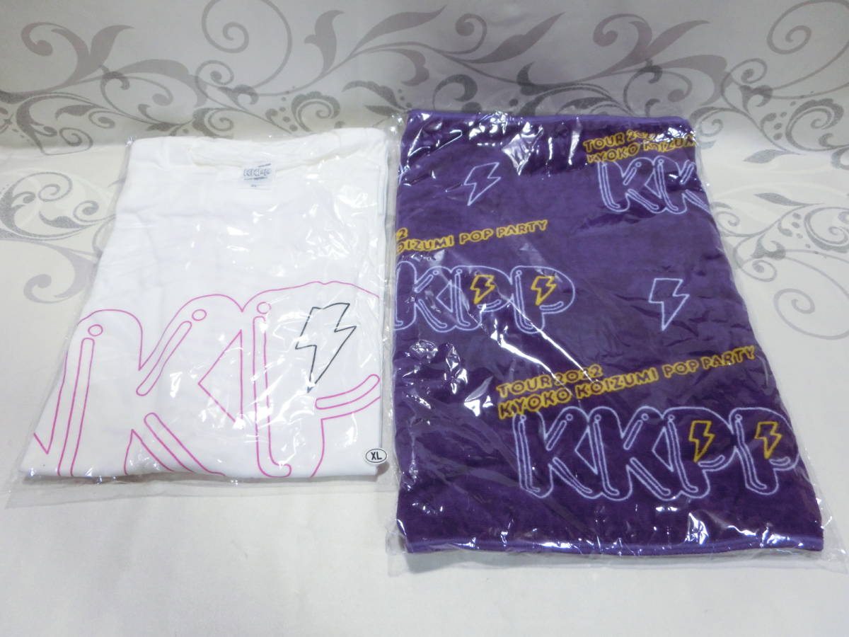 【未使用】小泉今日子 キョンキョン KKPP ポップ パーティー 2022 ツアー コンサート グッズ Tシャツ XLサイズ タオルの落札情報詳細 - ヤフオク落札価格検索 オークフリー