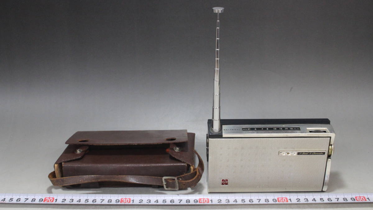 【傷や汚れあり】【文明館】NATIONAL ナショナル 2-BAND 8-TRANSISTOR MODEL T-47 トランジスタラジオ ...