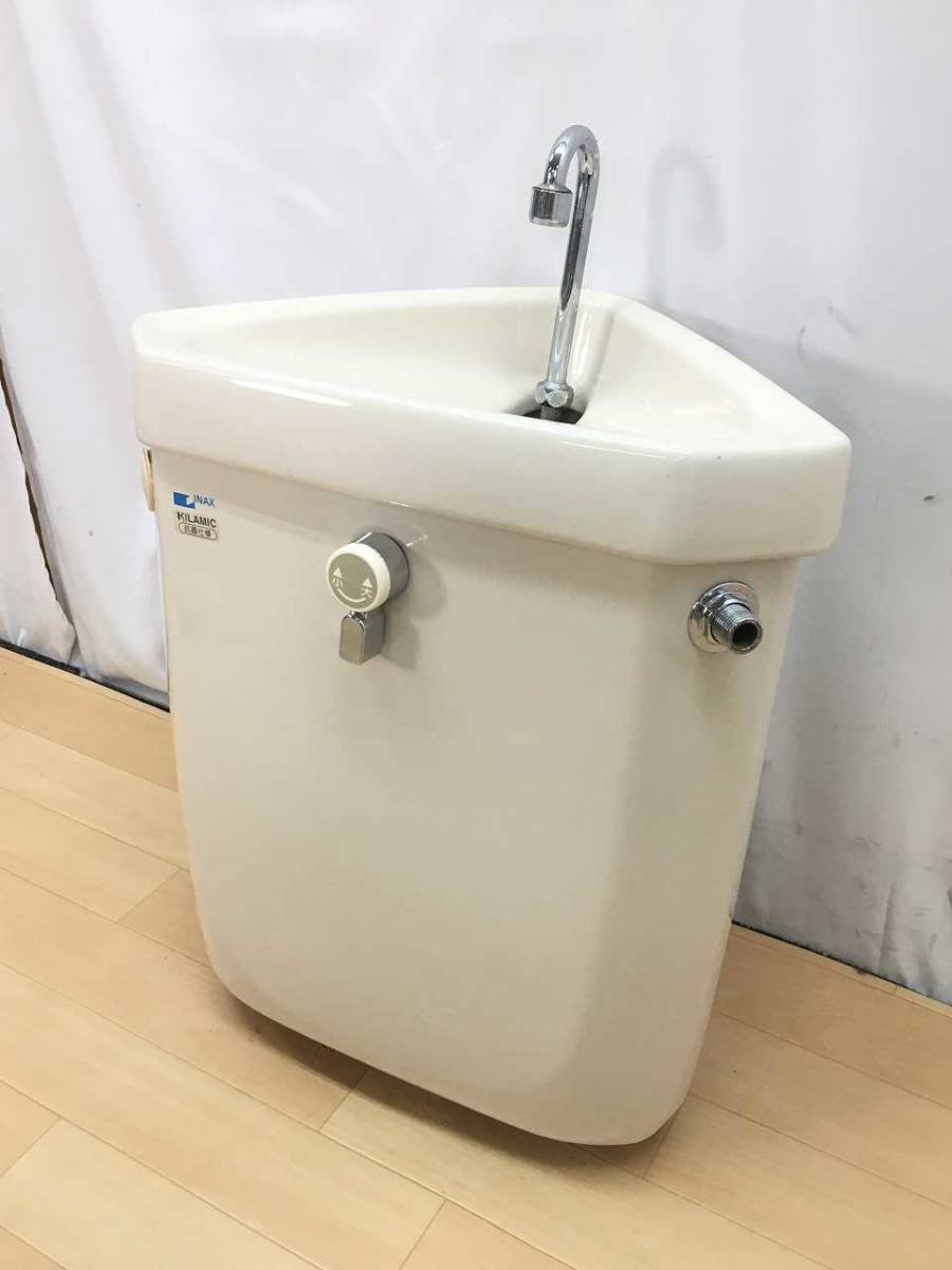 【やや傷や汚れあり】【美品】INAX(イナックス) 洋式トイレ 隅付きタンク 三角タンクと蓋のセット 「T-870」 ロータンク 便器 #BU8(アイボリー)L12 大阪市内の落札情報詳細 ...