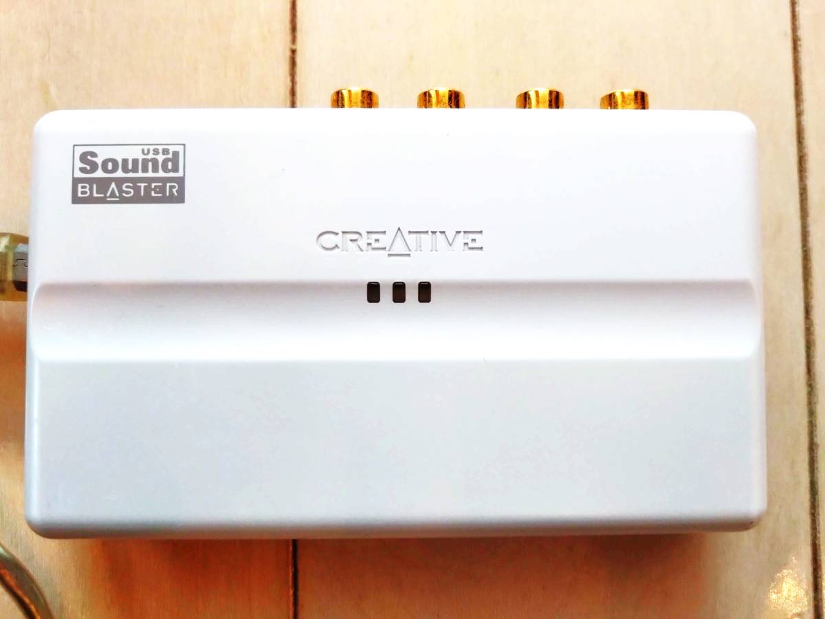 【やや傷や汚れあり】Sound Blaster SB0270 サウンドブラスター USB オーディオ インターフェース 外付け USB DAC ...