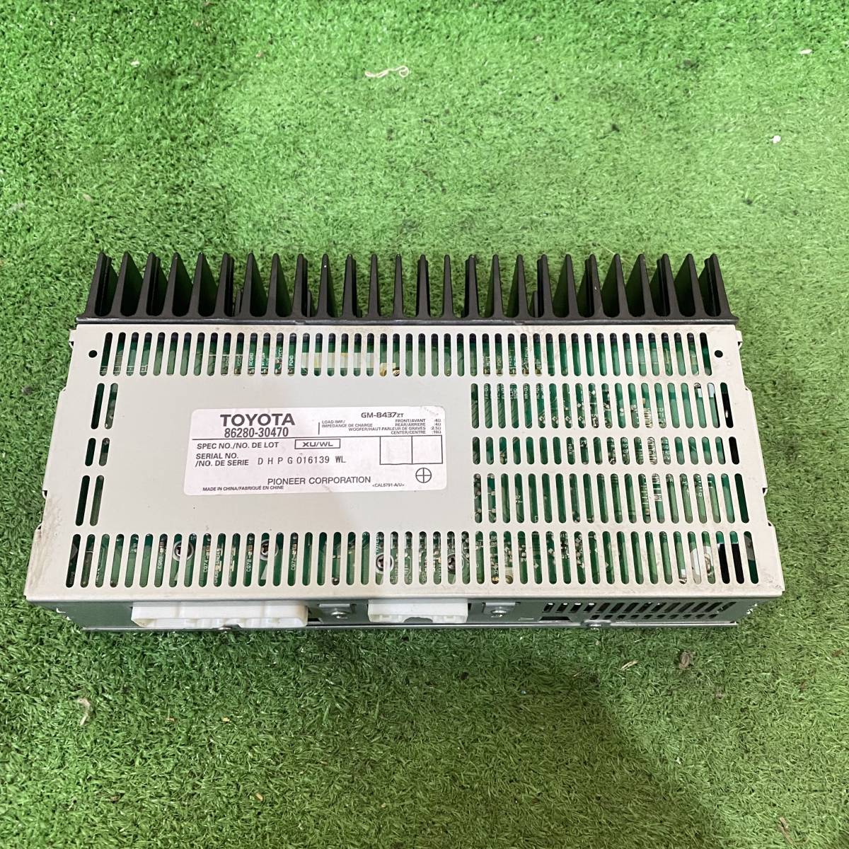 【やや傷や汚れあり】20189 18 クラウン Grs182 純正 マルチ オーディオアンプ 86280 30470 Gm 8437zt