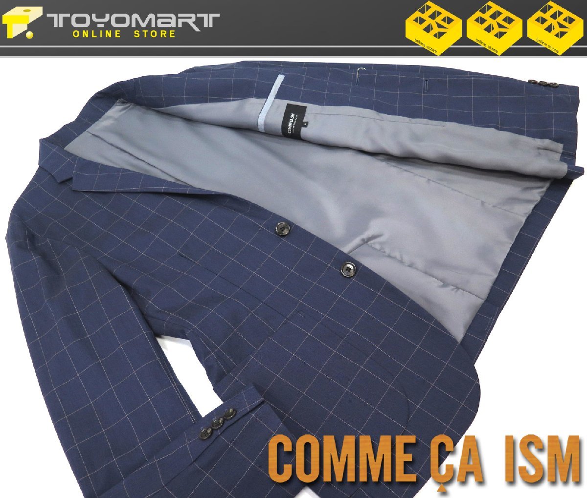 【未使用】2113 コムサイズム COMME CA ISM 新品 GP05 ウィンドペン ストレッチジャケット ネイビー/L 定価16500円の落札情報詳細 - ヤフオク落札価格検索 オークフリー