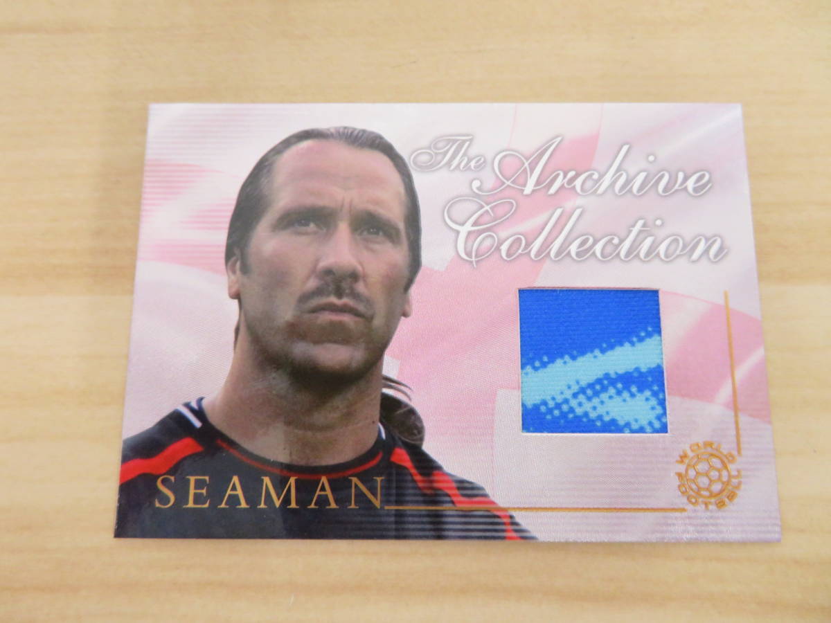 【傷や汚れあり】シーマン ジャージカード ENGLAND イングランド Futera 2004 World Football DAVID ...