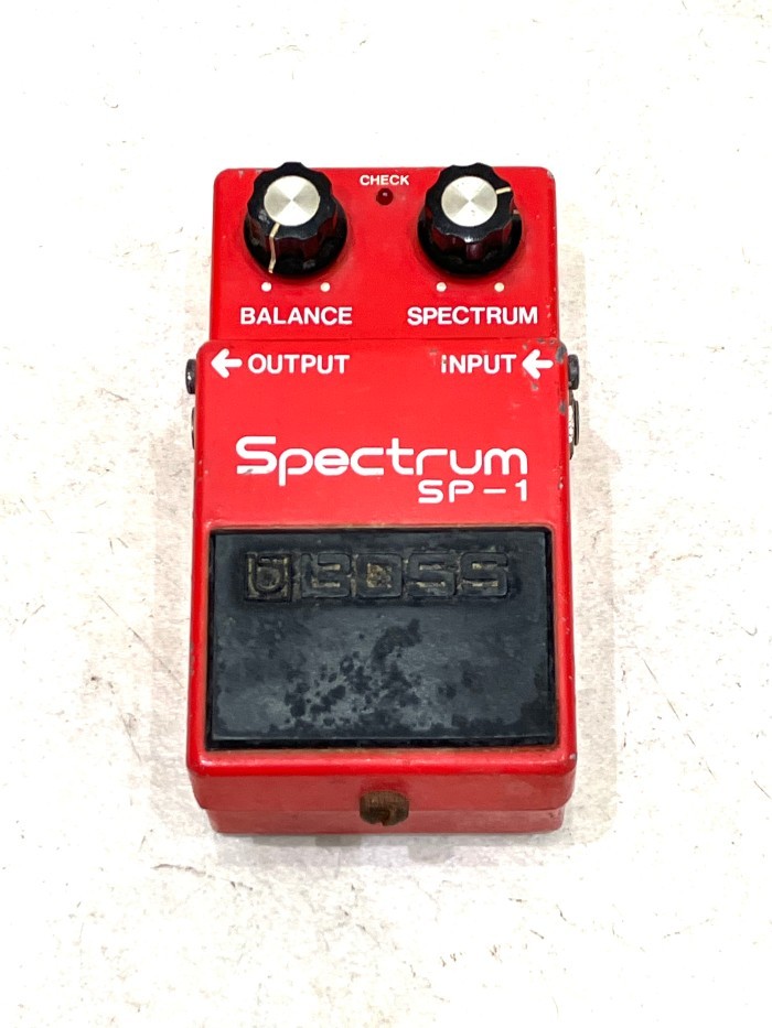 【やや傷や汚れあり】【え沖】 ☆ BOSS Spectrum スペクトラム SP-1 ヴィンテージ レッド コレクション 現状品 ...