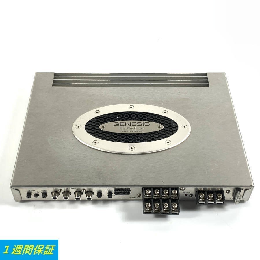 【傷や汚れあり】Genesis ジェネシス プロファイル・フォー Profile Four 4ch カーアンプ 出力49W×4(4Ω時) 1 ...