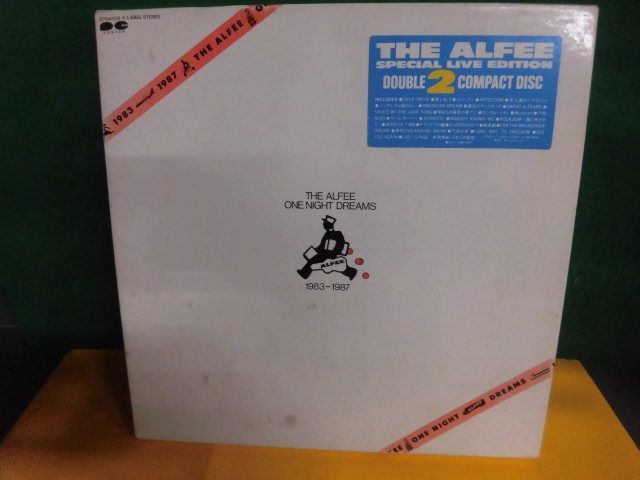 【傷や汚れあり】CD2枚組 アルフィー THE ALFEE ONE NIGHT DREAMS 1983-1987 SPECIAL LIVE EDITION 限定盤 箱・冊子に経年の傷みの落札 ...