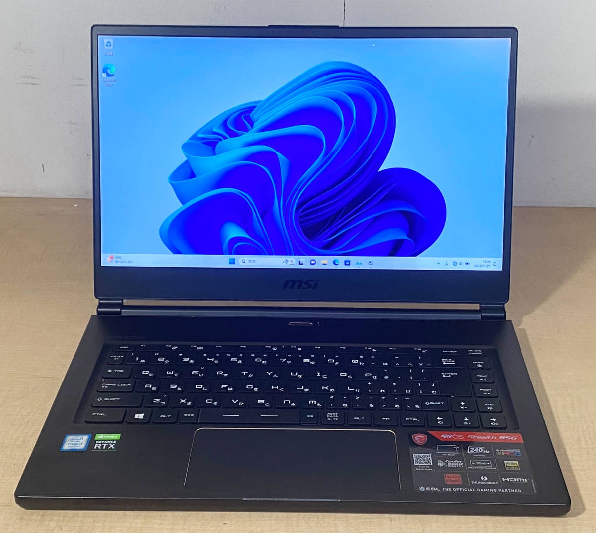 【目立った傷や汚れなし】【2】MSI GS65 Stealth 9SG 468JP i7-9750H 2.6GHz/32GB/SSD1TB ...