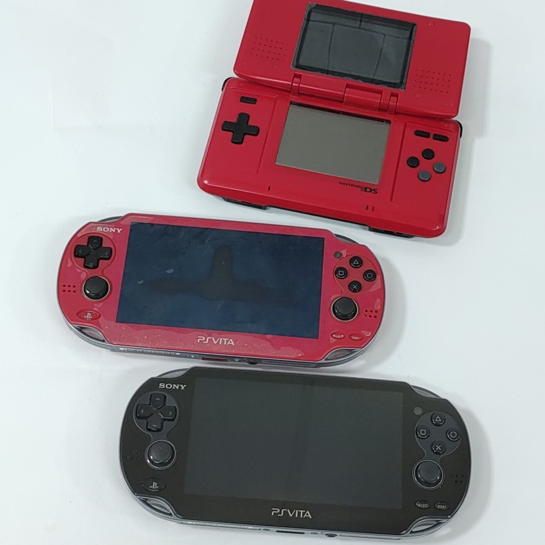 【やや傷や汚れあり】【ジャンク】PS Vita ブラック＆レッド PCH-1000 本体 SONY PlayStation ＋DS1台の落札 ...